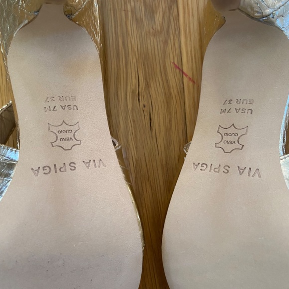 Via Spiga | Shoes | Via Spiga Madeline Gold Snake Pump | Poshmark